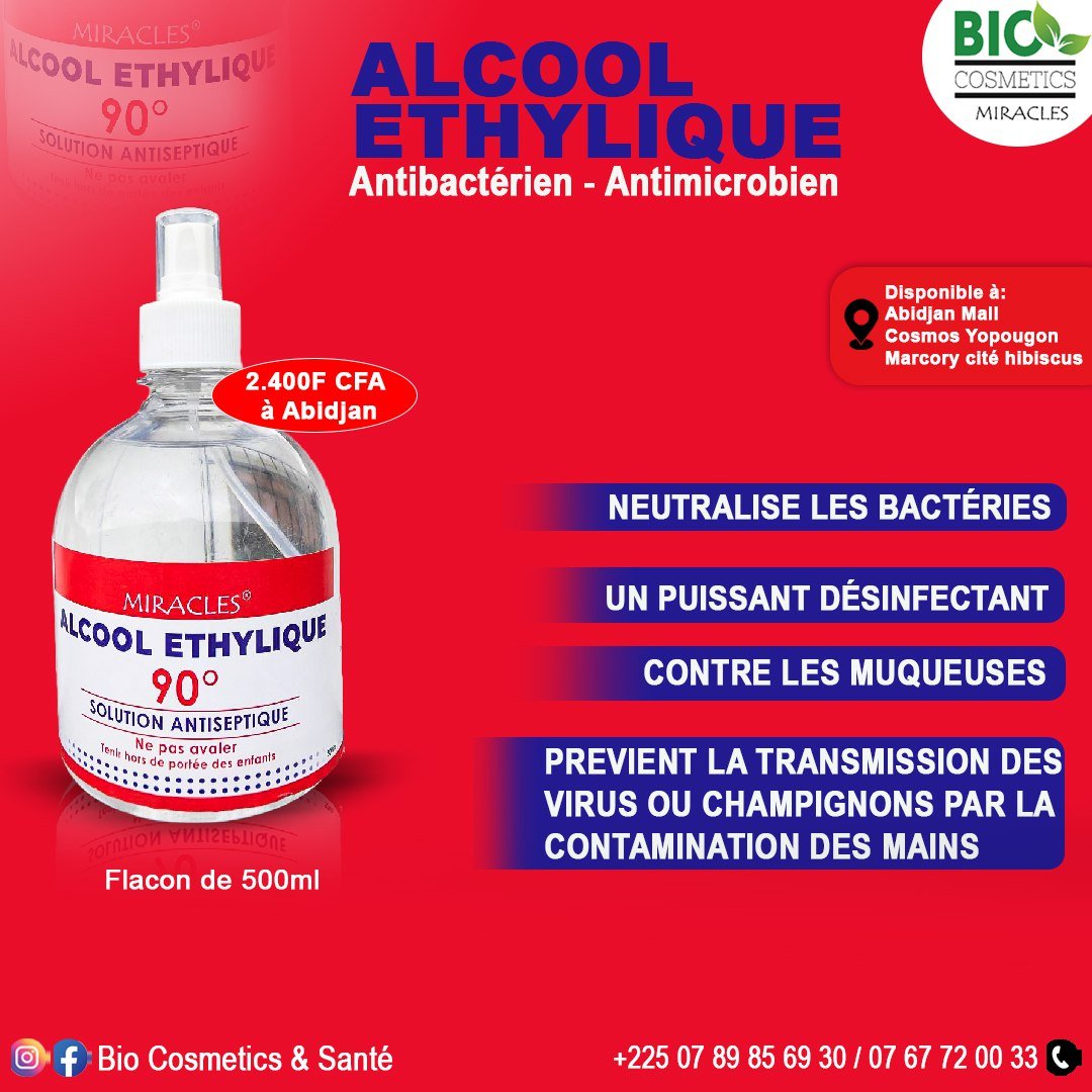 Biopharma | ALCOOL ÉTHYLIQUE 90°